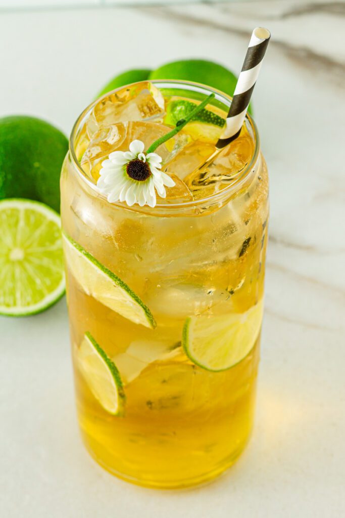 Refreshing Passionfruit Mocktail with Ginger Ale, Lime & Coconut Water ...